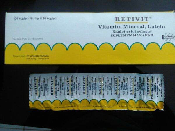 Retivit vitamin mata isi 10 tablet | Lazada Indonesia