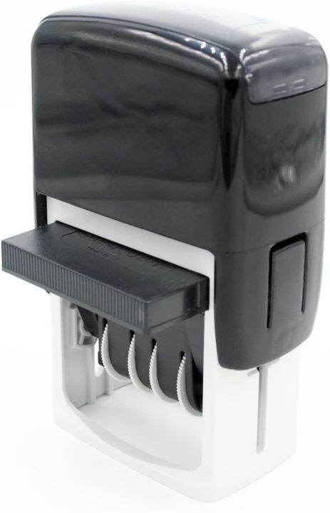 MaxMark Office Date Stamp with Entered Self Inking Date Stamp - RED Ink ...