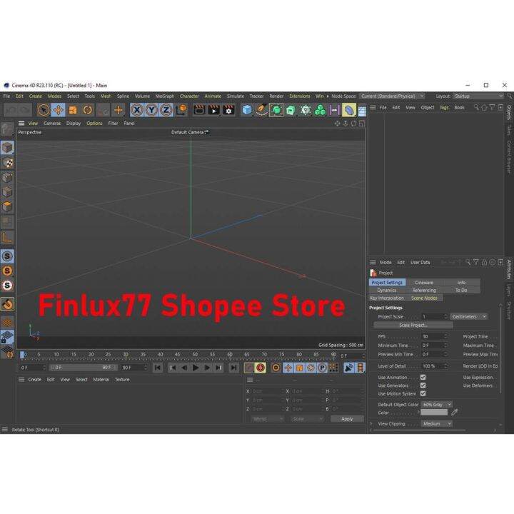 Maxon CINEMA 4D R25 v2021 | Lifetime For Windows & Mac Support M1 ...