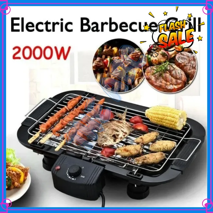 THE ABC -Authentic Indoor Smokeless Electric Grill Barbecue Detachable ...