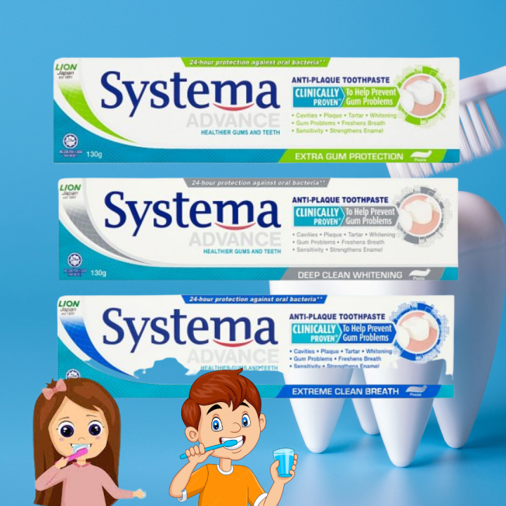 Lion Japan Systema Advance 130g Toothpaste ( Deep Clean Whitening ...