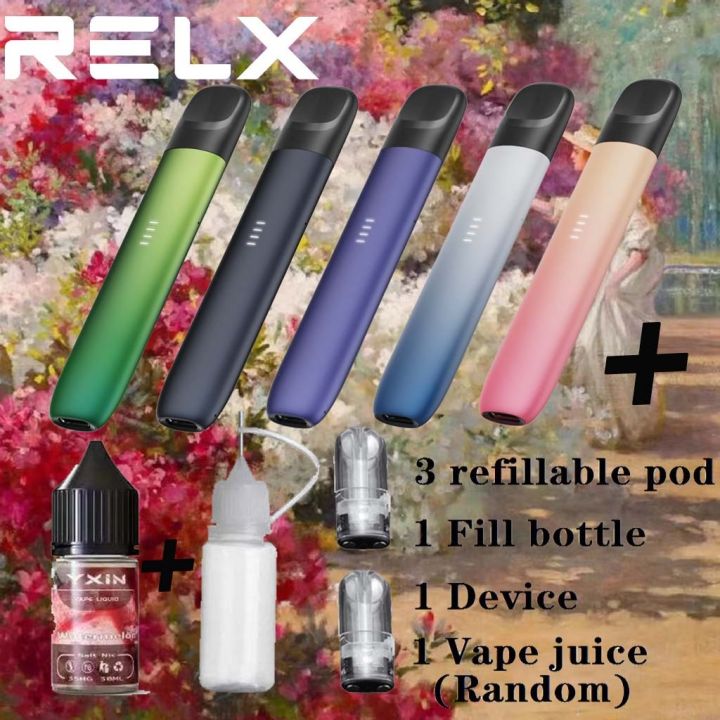 Relx Infinity2 Vapesmoke Rechargeable Set Vaper Relex Pod Vafe Smoke