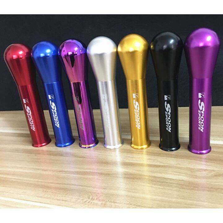 HYS 15cm spoon Gear Shift Knob Long Aluminum Manual Gear Stick Shift ...