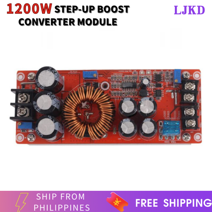 1200W 20A DC Converter Boost Step-up Power Supply Module IN 8-60V OUT ...