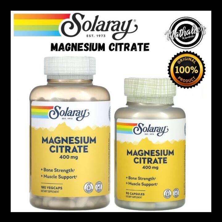 ONHAND Solaray Magnesium Citrate 400 mg | Lazada PH