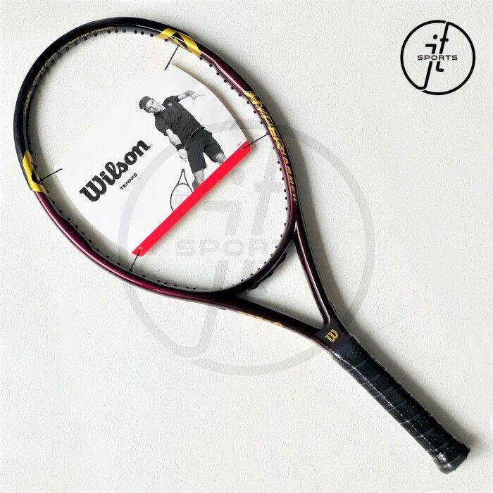 Raket Tenis Wilson Hyper Hammer 5.3 Burgundy 115" 242g Tennis Racket ...