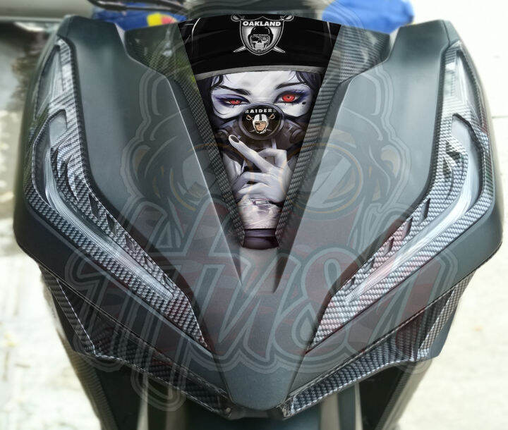 honda click front sticker V2 with free 2 stickers | Lazada PH