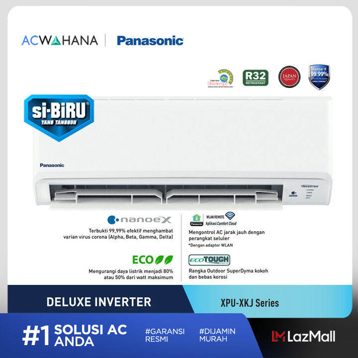Panasonic AC Deluxe Inverter Wall Mounted Split 3/4 PK - CS/CU ...