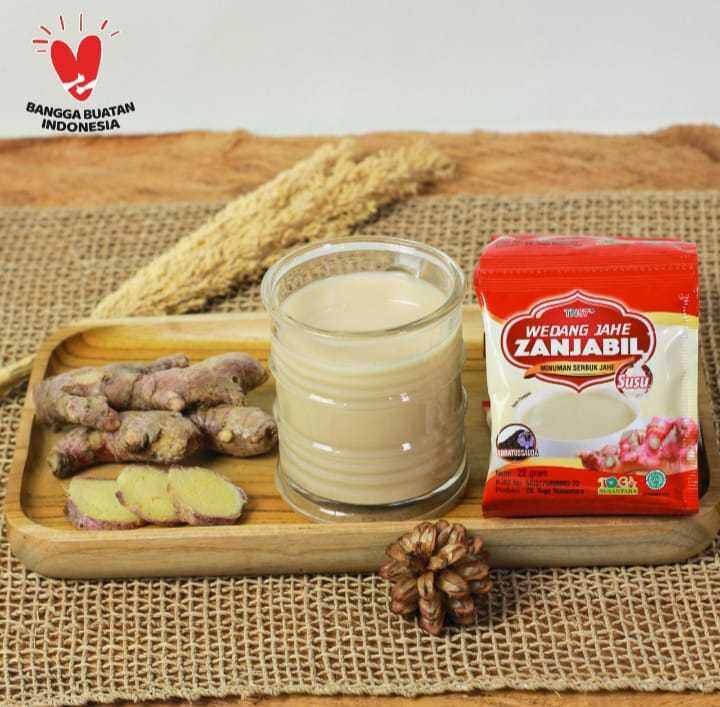1 Renceng Wedang Susu Jahe Merah Zanjabil Minuman Pedas Jahe Susu ...