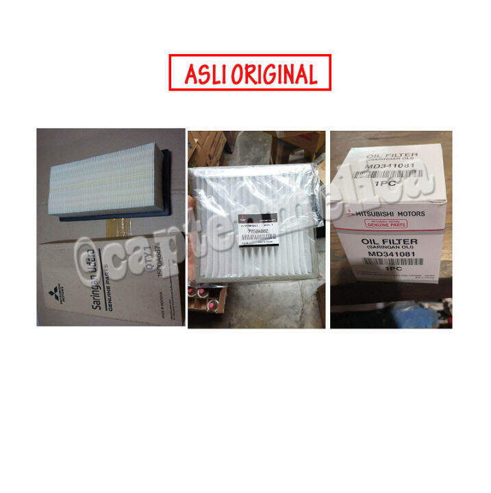 ORI KTB Saringan Filter udara ac mesin oli minyak pelumas Mitsubishi ...