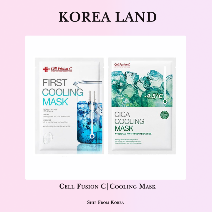 Cell Fusion C | Post Alpha First Cooling Mask/Cica Cooling Mask (27ml*5 ...
