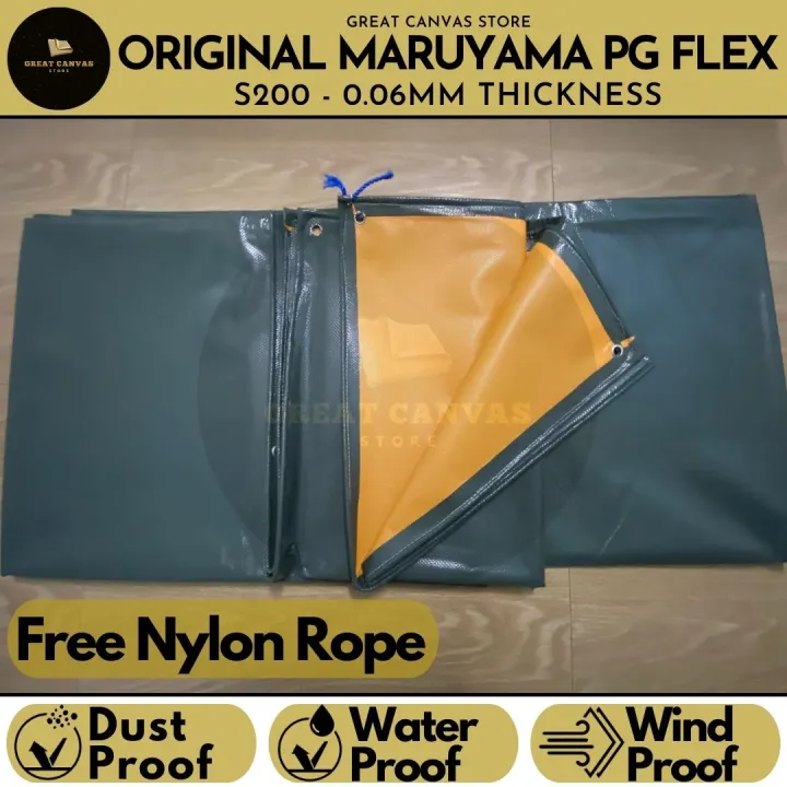 HIGH QUALITY! 10x16FT *S200 ORIGINAL MARUYAMA PG FLEX TRAPAL | LONA ...