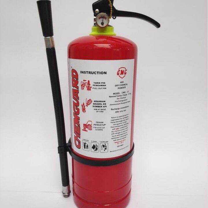 APAR 3 KG/ Alat Pemadam Api Ringan Powder Chemguard/Fire Extinguisher ...