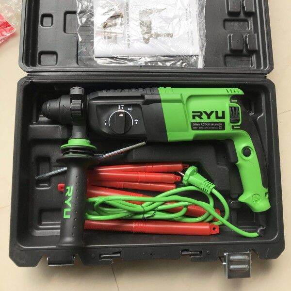 MESIN BOR LISTRIK VARIABEL SPEED RYU RRH 26 MESIN BOR RYU HAMMER DRILL ...