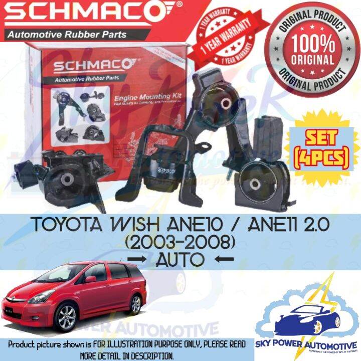 TOYOTA WISH ANE10 / ANE11 2.0 (2003-2008) (AUTO) SCHMACO ENGINE ...