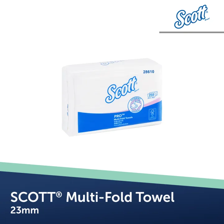 SCOTT® Multi-Fold Towel 23mm | Lazada PH