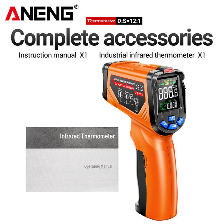 เครื่องวัดอุณหภูมิ TH06หน้าจอสัมผัส0.1 ~ 1.00ปรับได้เครื่องมือเครื่อง ...