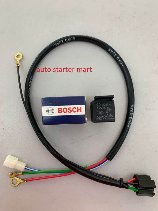 Universal Starter Wire Kit Extra Starter Power Supply And BOSCH 5 Pin ...