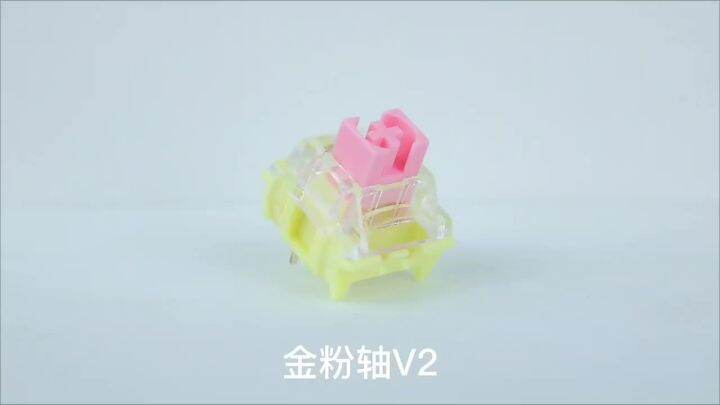 TTC Gold Pink V2 Switch 3 Pin Silver Smooth Tripod Shaft Body ...