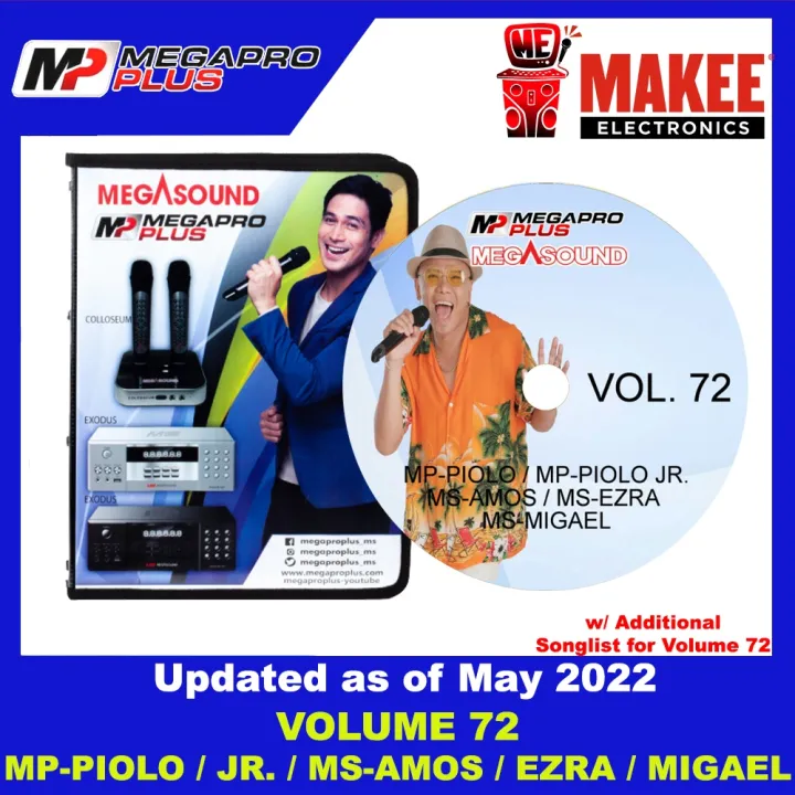 dvd player with song book MEGAPRO PLUS LATEST CD SONGBOOK MP-100 Piolo ...
