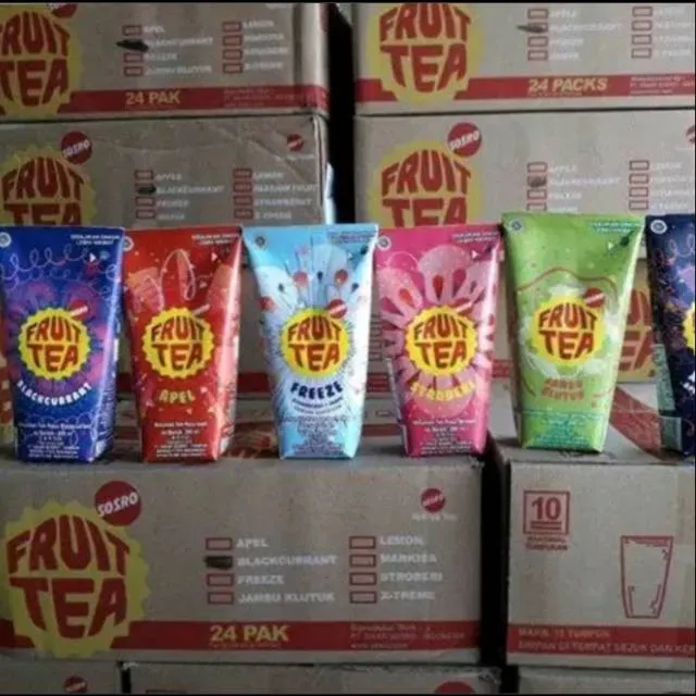 Fruit Tea Genggam 200 ml isi 24 Pcs / Minuman Teh / Minuman Teh Hitam / Minuman Buah / Fruit Tea ...