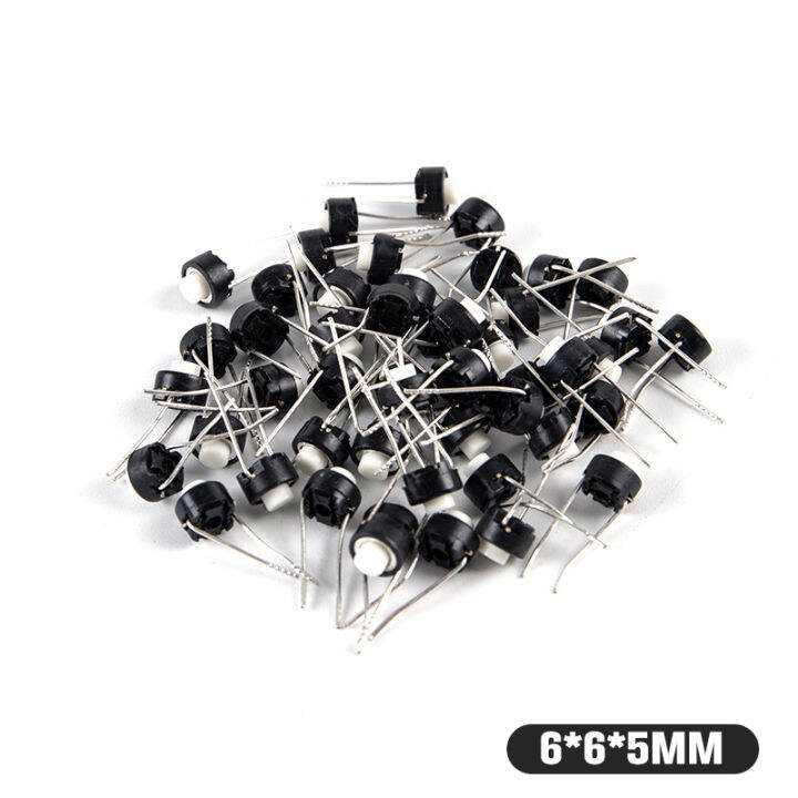 HITN 50pcs Tact Switch 6*6*4.3/6*6*5mm Touch Switch Tactile Push Button ... HITN 50pcs Tact Switch 6*6*4.3/6*6*5mm Touch Switch Tactile Push Button ...