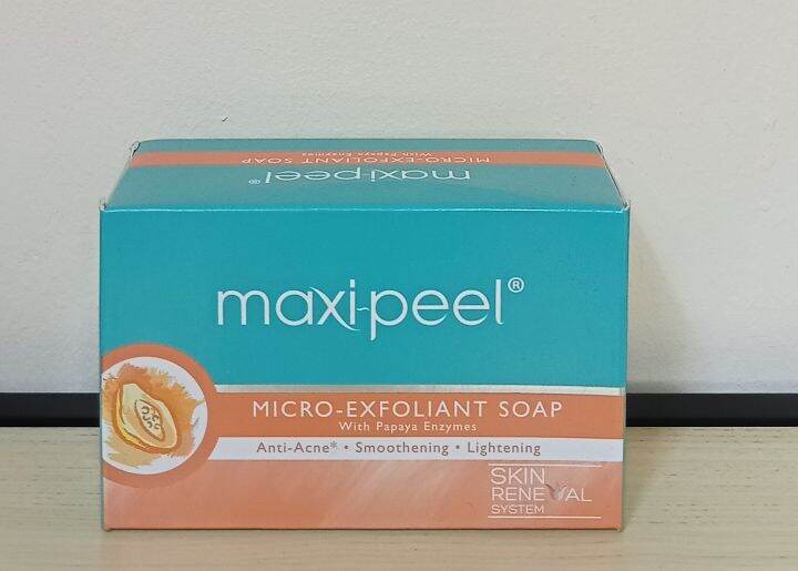 MAXI-PEEL MICRO-EXFOLIANT SOAP WITH PAPAYA ENZYMES 125 GRAMS | Lazada PH