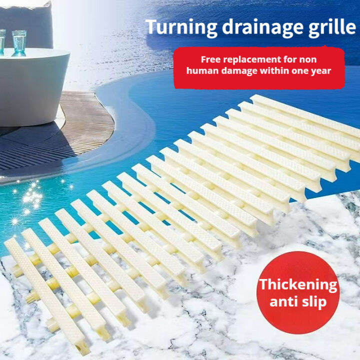 Swimming Pool Overflow Grid Non-slip Board Swimming Pool Water Drain Grille Swimming Pool ...