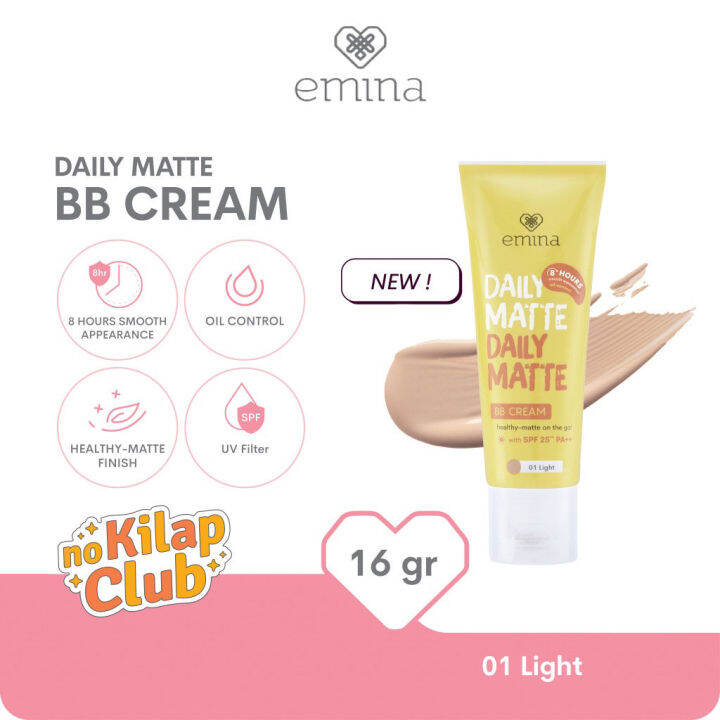 Emina Daily Matte BB Cream 16 gr | Lazada Indonesia