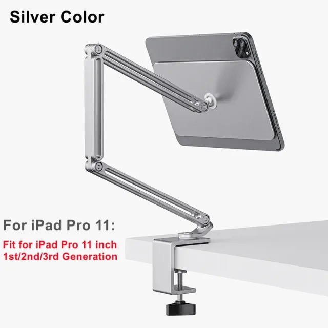 Suspension Magnetic Ipad Stand Long Arm Adjustable Tablet Holder For ...