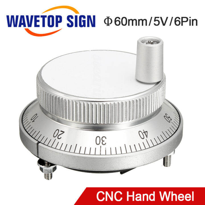 CNC Pulser Handwheel 5โวลต์6Pin ชีพจร100คู่มือเครื่องกำเนิดไฟฟ้าชีพจร ...