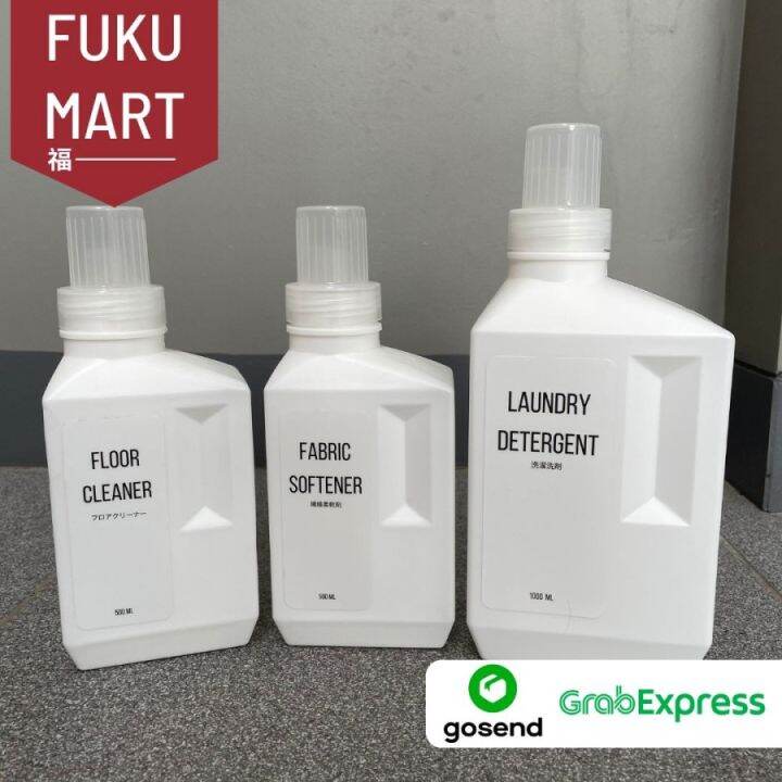 Botol Tempat Detergent Softener Laundry Deterjen Pewangi Botol Refill ...