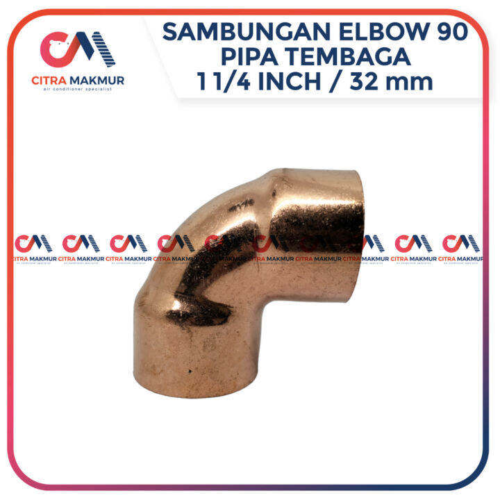 Elbow Coupling Shock 1 1/4 Inch Pipa Tembaga Sok Sambungan Las Fitting ...