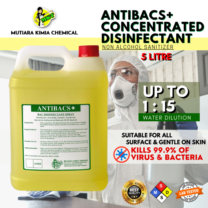 MKT 5L Sanitiser Hand Sanitiser Disinfectant spray non alcohol spray ...