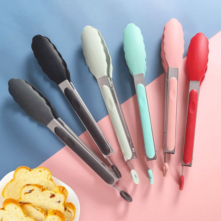 Jearry 9/12 Inch Silicone Food Clip Food Grade Heat Resistant Kitchen ...