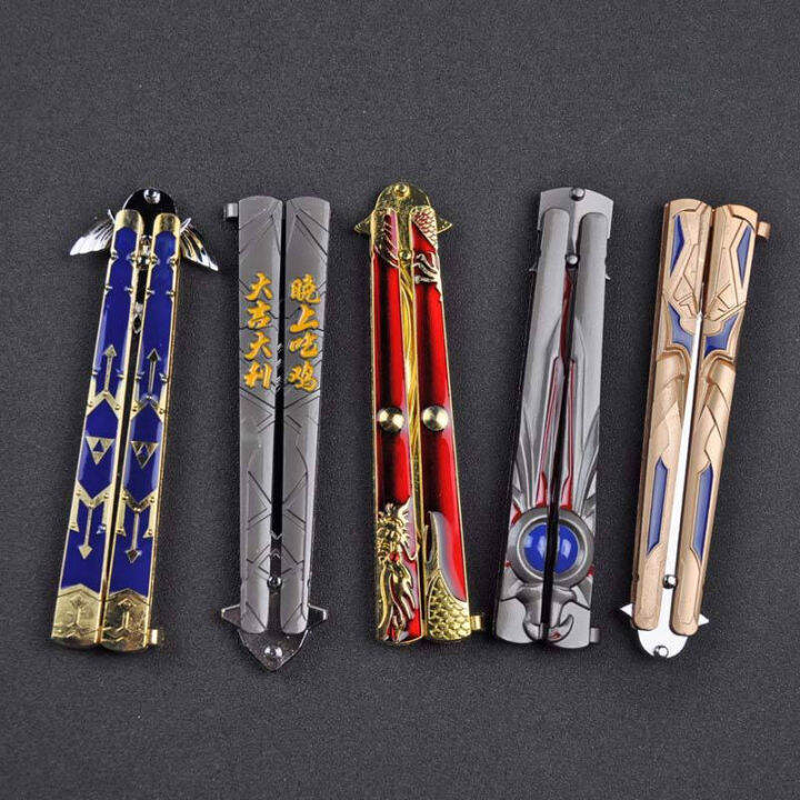 Rivet Butterfly Knife Butterfly Blade Training Knife Non-blade Tool ...