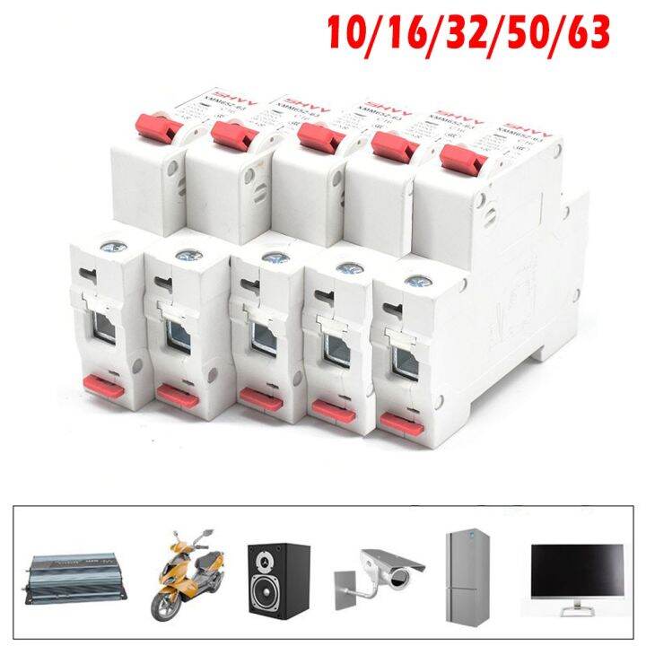 2P DC500V Circuit Breaker 10 63A DC Photovoltaic MCB Curve PV Solar Fuse Solar Photovoltaic ...