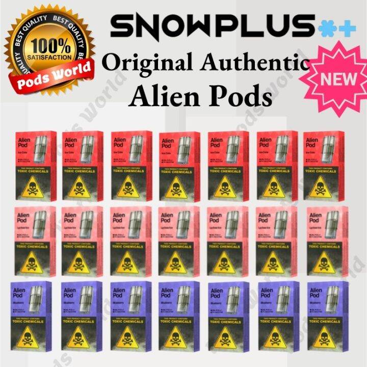 SNOWPLUS Alien Tobacco Pods Favor Classic Tobacco 100 Legit Compatible ...
