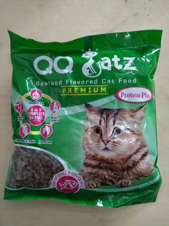 QQ Catz - Seafood Flavored Cat Food 400G | Lazada