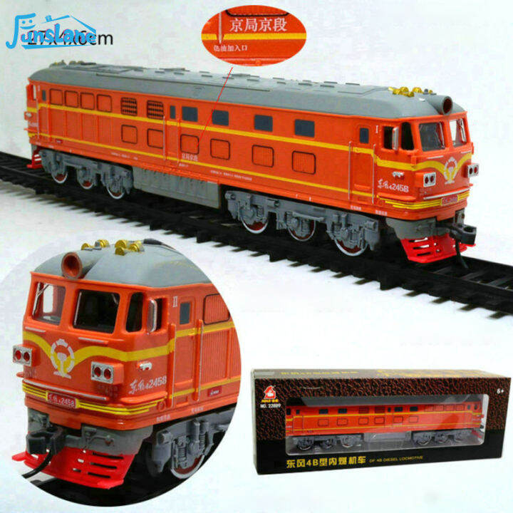 FunsLane Music Track Trains Electric Toy Long Rail Cars Classic ...