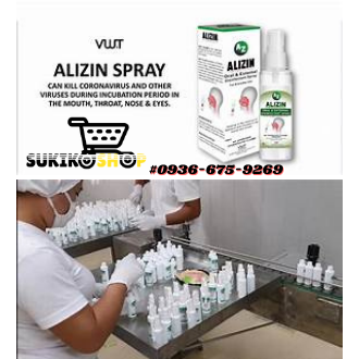 Authentic Alizin Oral Spray Anti-Viral and Anti-Bacterial - FDA ...
