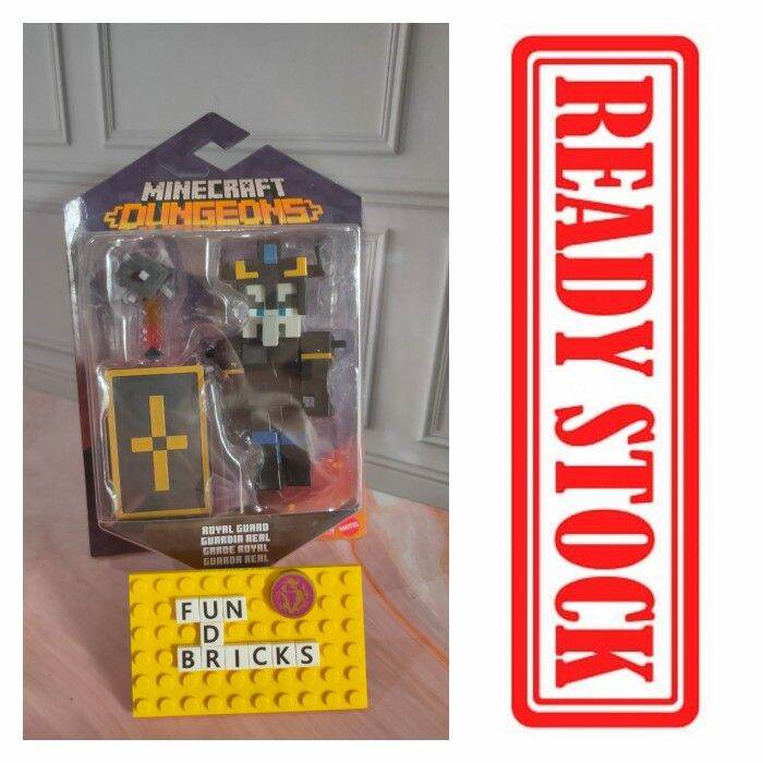 Minecraft Dungeons Royal Guard Action Figures Mattel | Lazada Indonesia