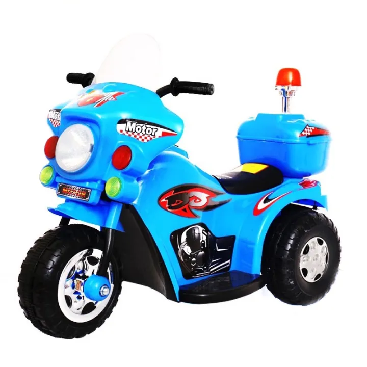 Kuba Kid Rechargeable Motor Bike Kids Ride-on Toys Police Motorbike ...
