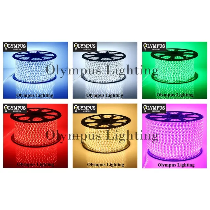 Olympus LED Strip Lights with FREE Plug Adaptor 220V (Just plug and ...