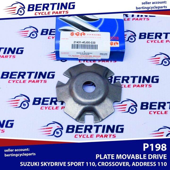 SGP PLATE MOVABLE FACE Suzuki Skydrive Sport 110 Crossover Address ...