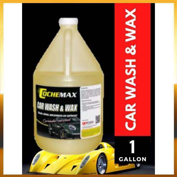 COCHEMAX CAR WASH and WAX 1 GALLON (Concentrated Foaming Shampoo with ...