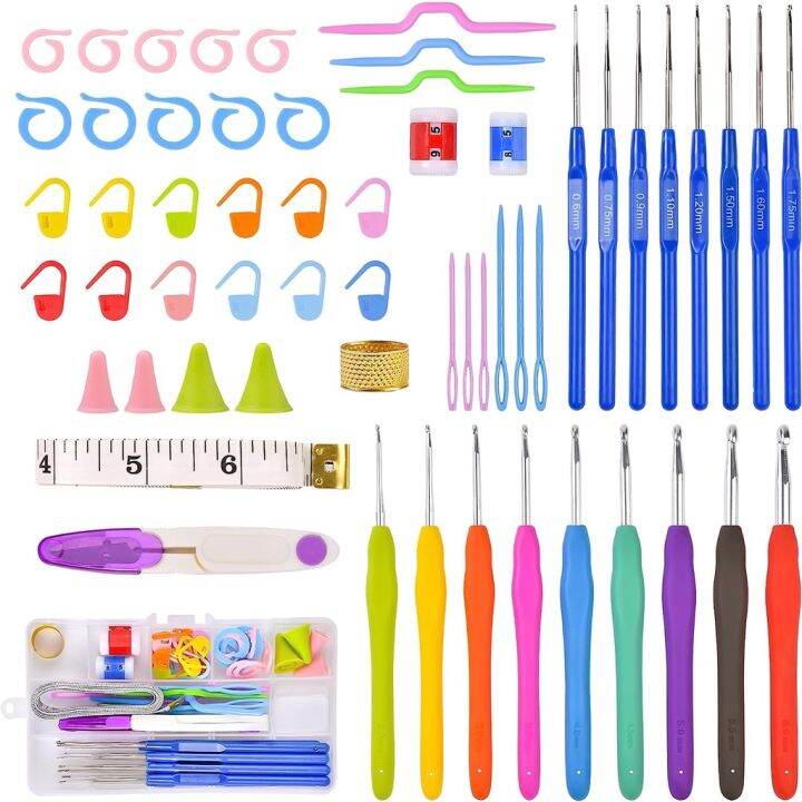 DIY crochet set is suitable for beginners and experienced crochet ...