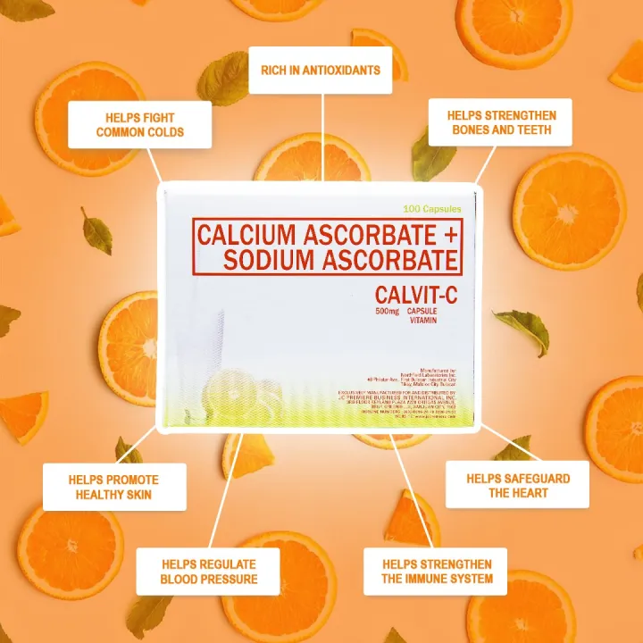 CalVit-C Vitamin C-JC Premiere- 1 Box (100 Capsules) | Lazada PH