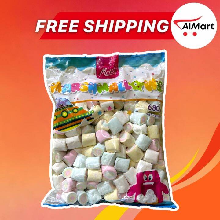 MELLO BIG COLOR MARSHMALLOWS (680 GRAMS) | Lazada PH