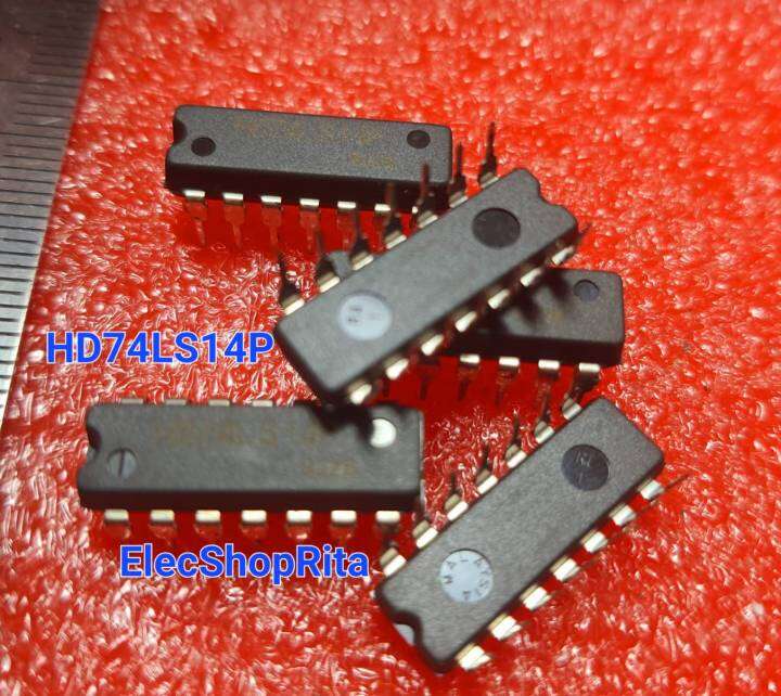 HD74LS14P ,74LS14P ,74LS14 IC DIP-14 PIN Semiconductor 14 PIN ไอซี 14 ...